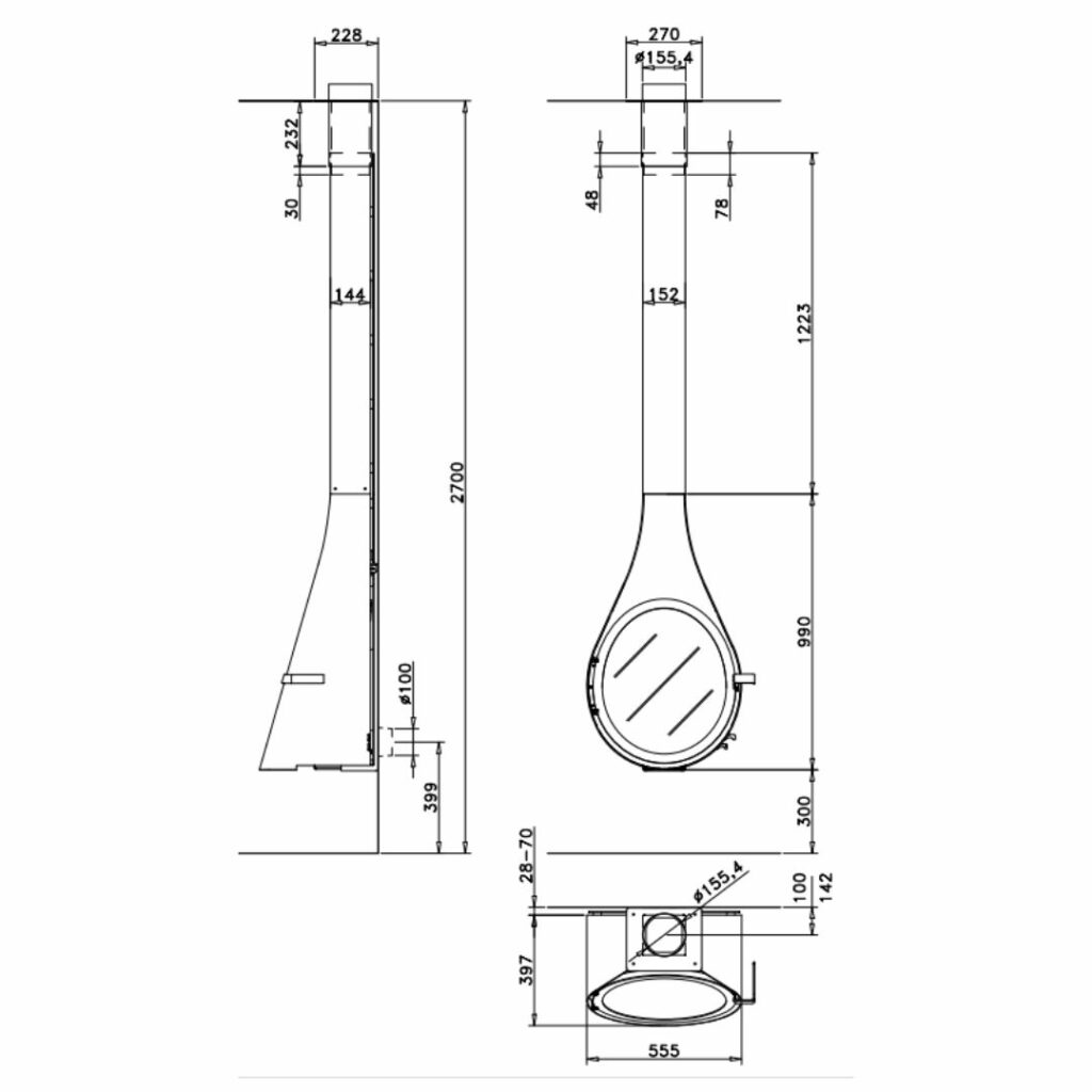 ROCAL Mini Drop - Poêle à Bois - Nature et Feu